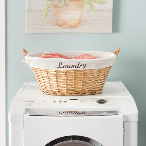 August Grove® Wicker Laundry Basket & Reviews | Wayfair August Grove® Wicker Laundry Basket & Reviews | Wayfair